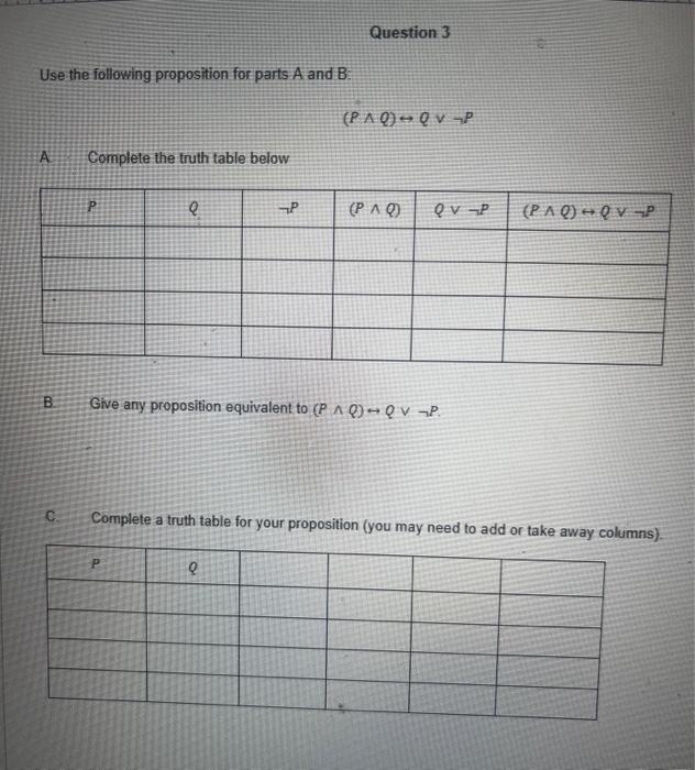 Solved Use the following proposition for parts A and B: A | Chegg.com