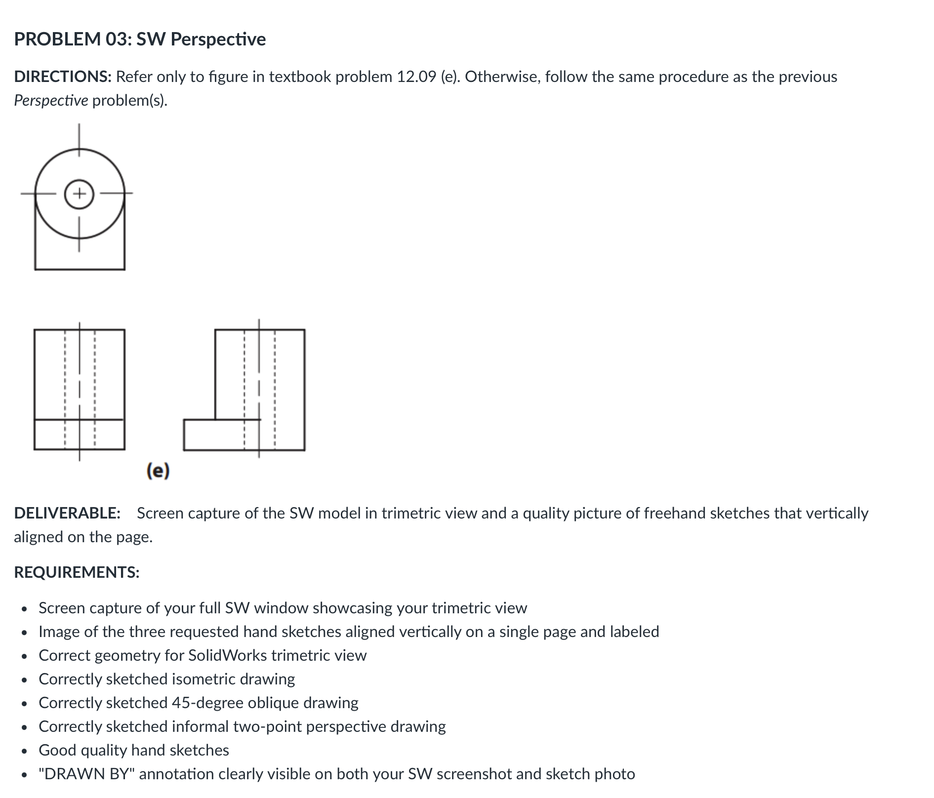 Solved PROBLEM 03: SW Perspective DIRECTIONS: Refer only to | Chegg.com