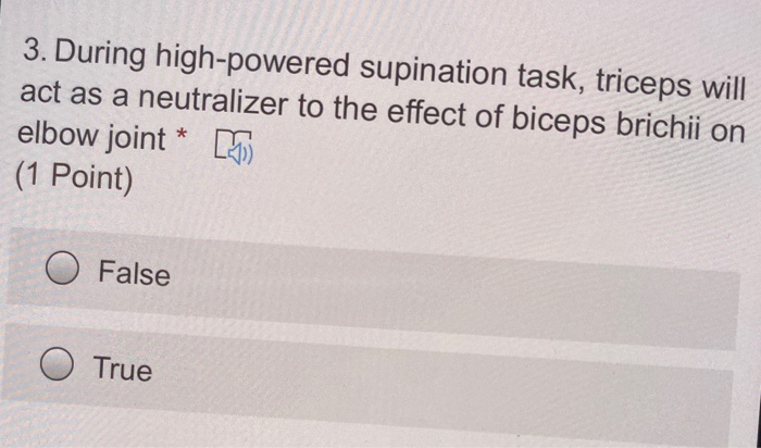 Solved 3. During high-powered supination task, triceps will | Chegg.com