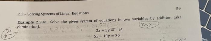 Solved Identify What Type of Solutions a System Will Have | Chegg.com