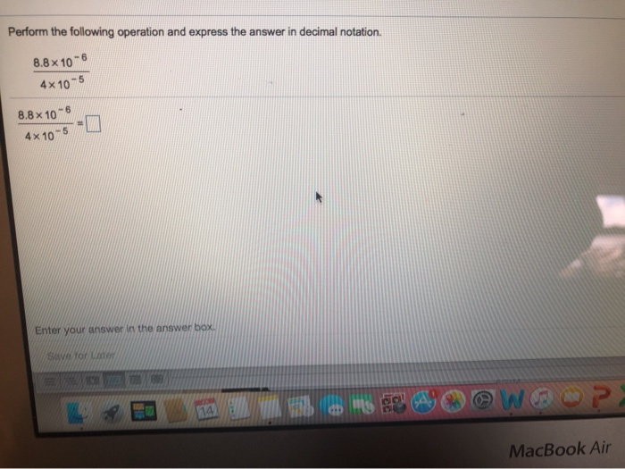 Solved Perform the following operation and express the | Chegg.com