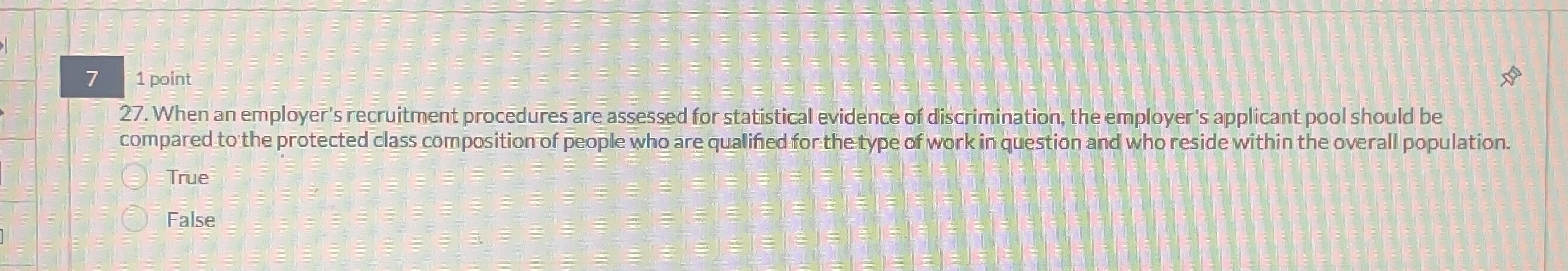 Solved 71 ﻿pointWhen an employer's recruitment procedures | Chegg.com