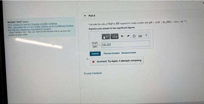 Solved Missed trest wich iecton en vau it lest. x incorrect: | Chegg.com