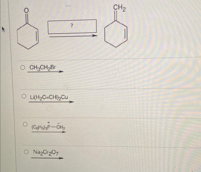 Solved CH2 ? sed O CH2CH2Br Li(H2C=CH)2Cu (Catal? – CH2 O | Chegg.com