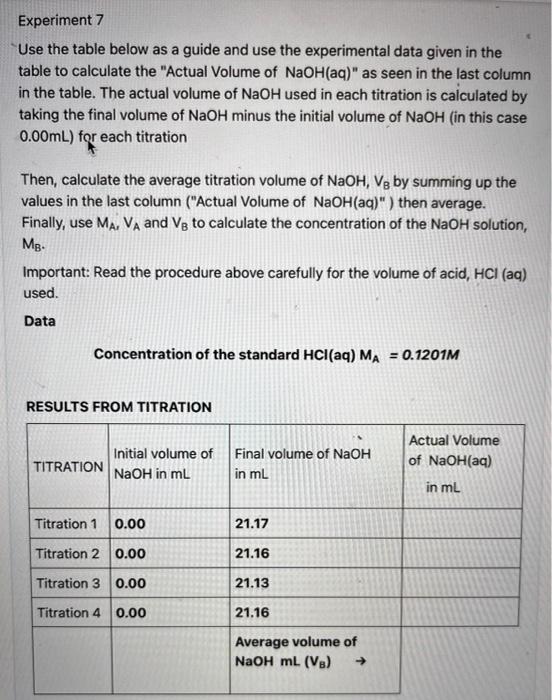 Solved Use the table below as a guide and use the | Chegg.com