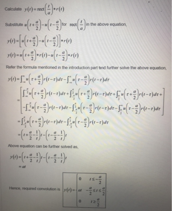 Solved Convolution problem already solved, please expalin | Chegg.com