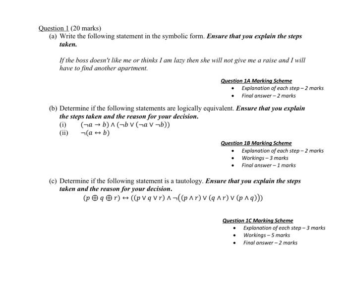 Solved question one consists of a, b, and c. according to | Chegg.com