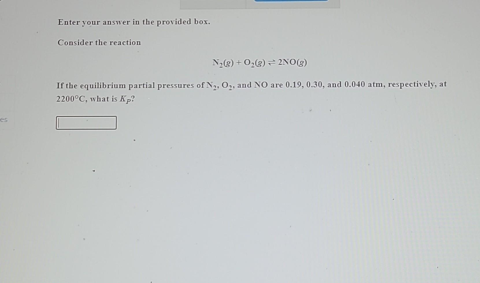 Solved Enter your answer in the provided box. Consider the | Chegg.com