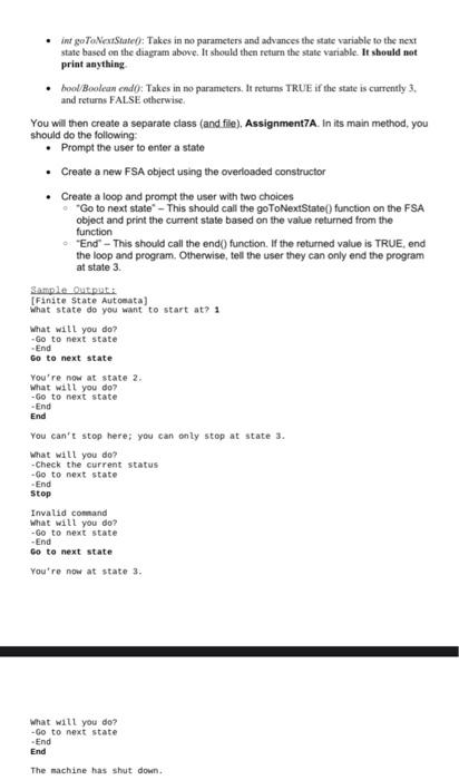 Solved Assignment 7A: Finite State Automata. In computer | Chegg.com