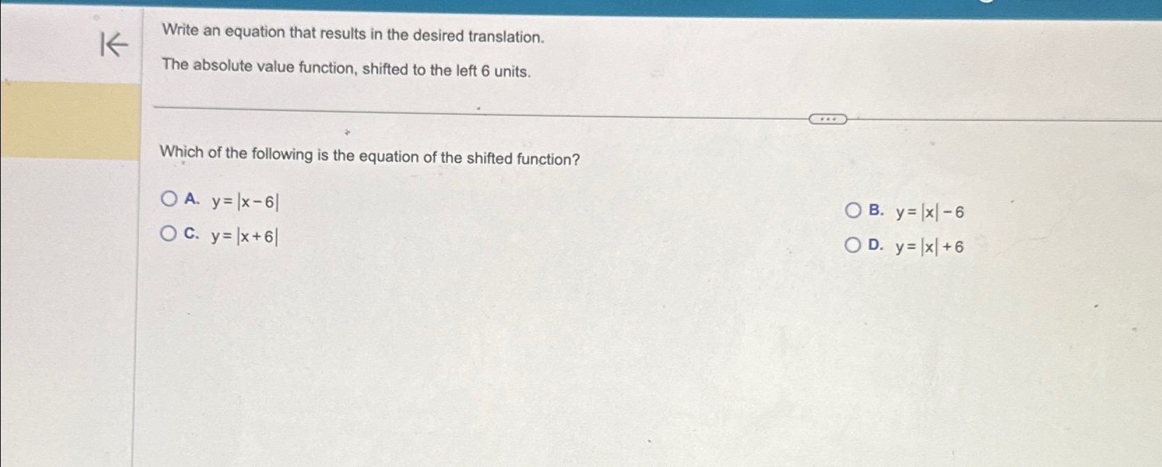 Solved Write an equation that results in the desired | Chegg.com