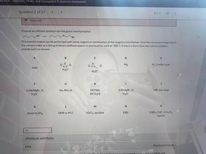 Solved Propose an efficient synthesis for the given | Chegg.com