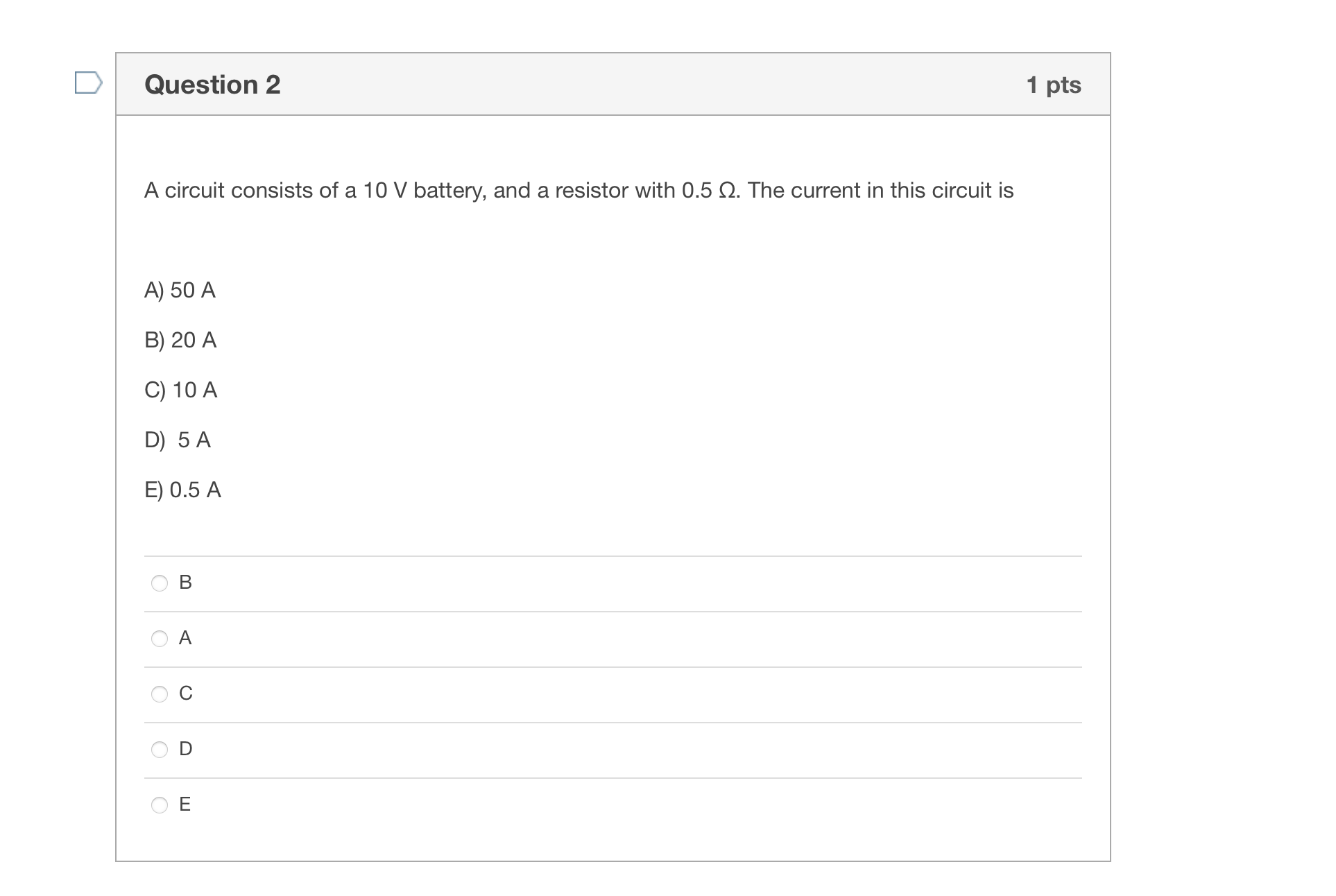 Solved Question 2A circuit consists of a 10V ﻿battery, and a | Chegg.com