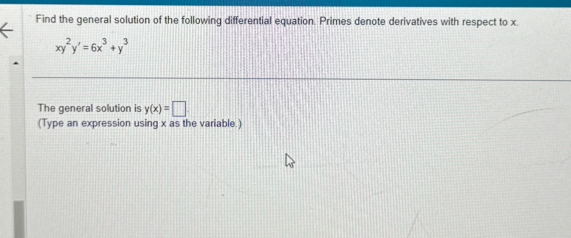 Find the general solution of the following | Chegg.com
