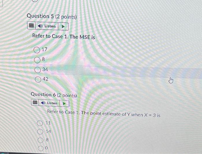 Solved Case 1 The following information regarding a | Chegg.com