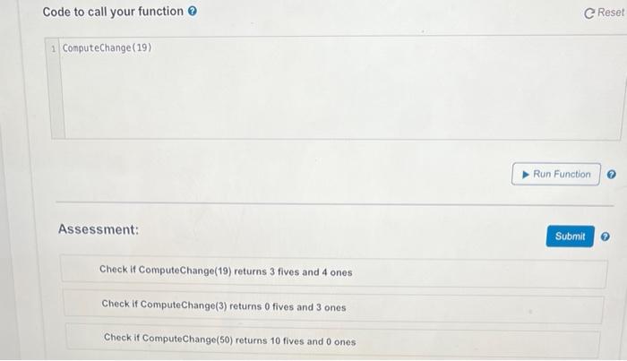 Solved Compute change A cashier distributes change using the | Chegg.com