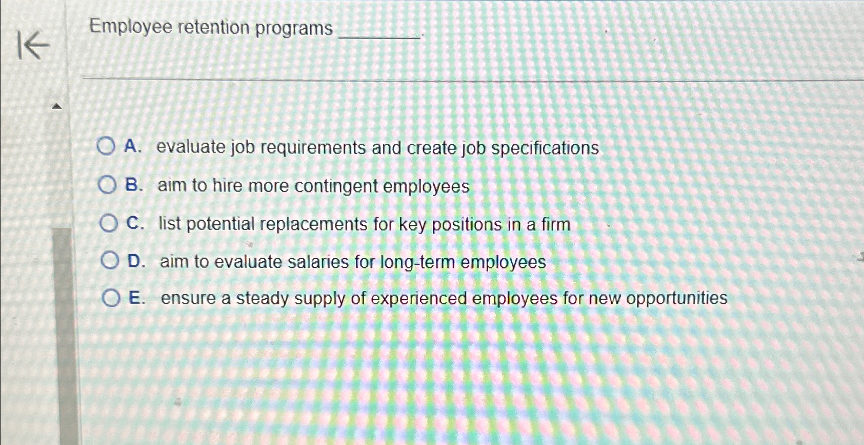 Solved A. ﻿evaluate job requirements and create job | Chegg.com