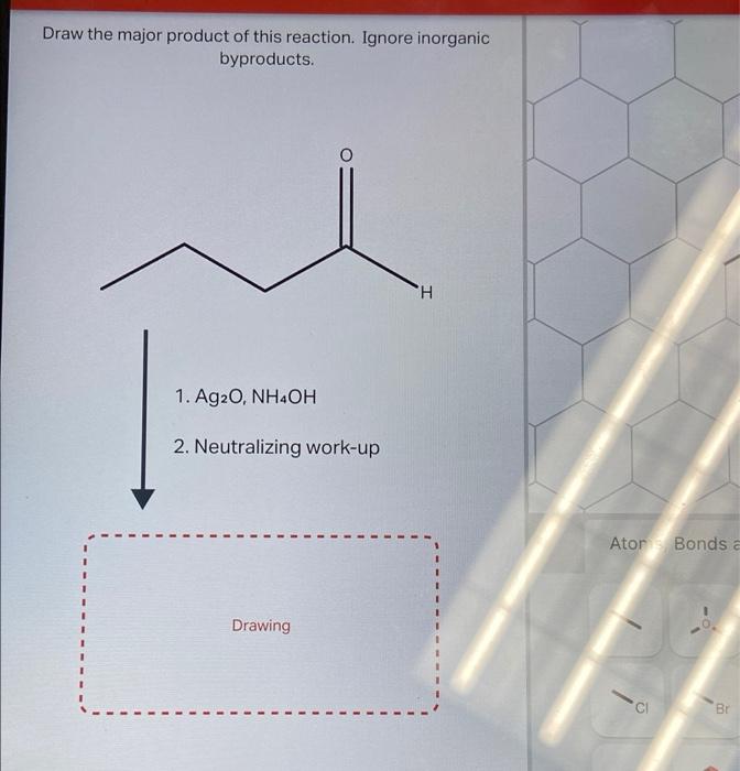 Solved Draw the major product of this reaction. Ignore | Chegg.com