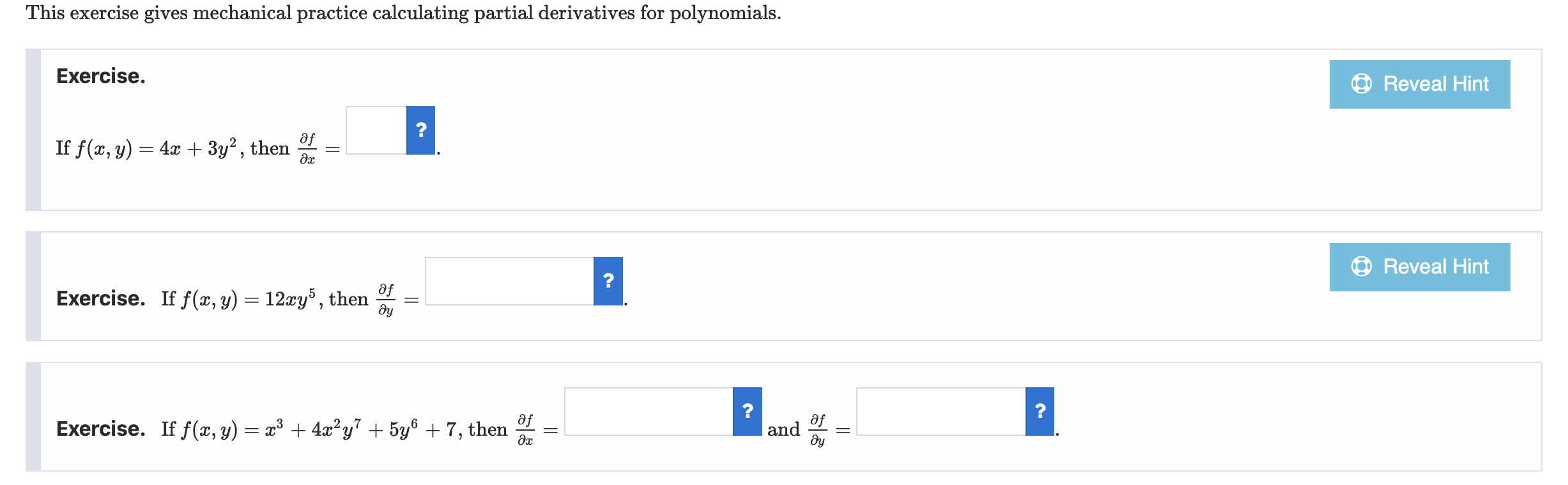 Solved This exercise gives mechanical practice calculating | Chegg.com