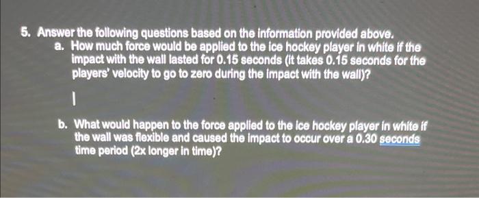 5. Answer the following questions based on the | Chegg.com