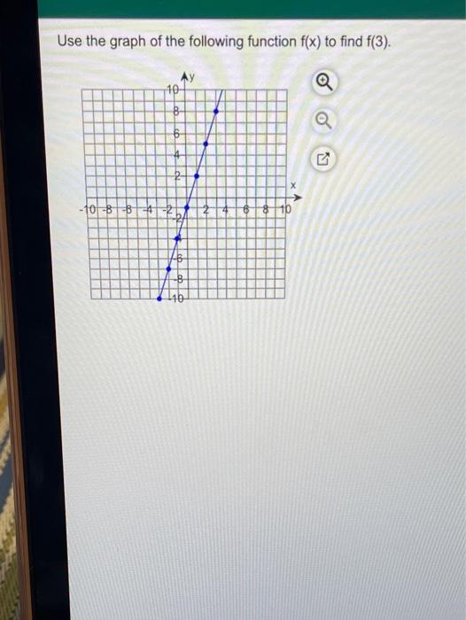 Solved Use the graph of the following function f(x) to find | Chegg.com