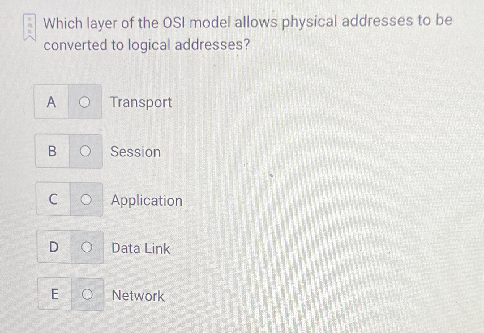 Solved Which layer of the OSI model allows physical | Chegg.com