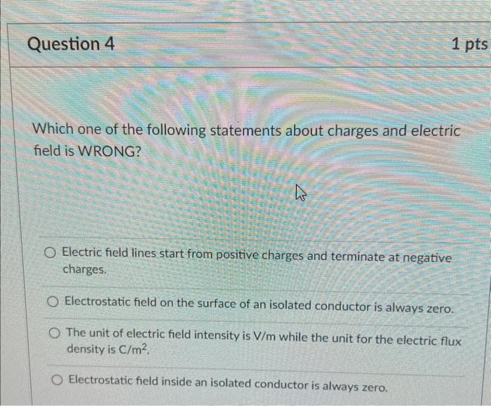 Solved Which one of the following statements about charges | Chegg.com