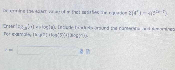 Solved For the function f(x)=log5(x−5)−3, determine the | Chegg.com