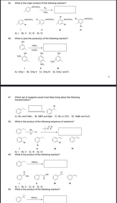Solved 1. Which of the following stafornents aboul benaene | Chegg.com