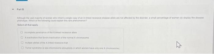 Solved Compare and contrast characteristics of X-linked | Chegg.com