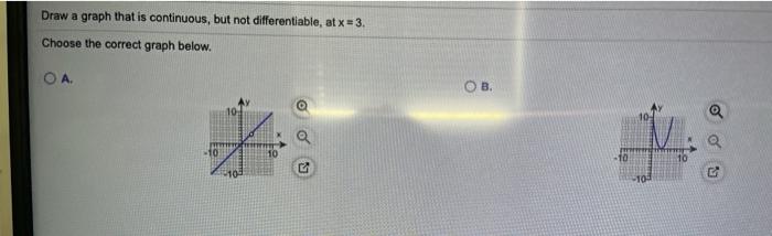 Solved Draw a graph that is continuous, but not | Chegg.com