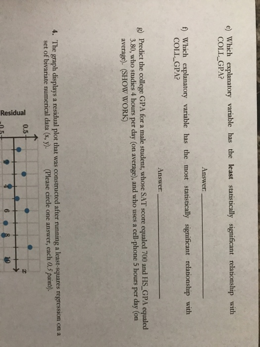 Solved 3. Use the following MS Excel multiple regression | Chegg.com