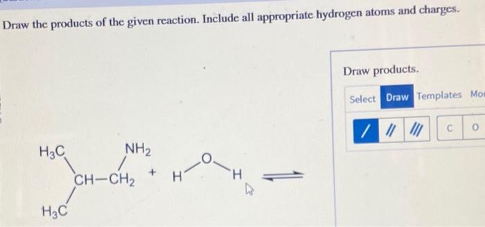 Solved Draw the products of the given reaction. Include all | Chegg.com