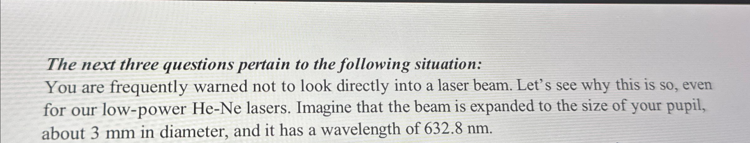 Solved The next three questions pertain to the following | Chegg.com