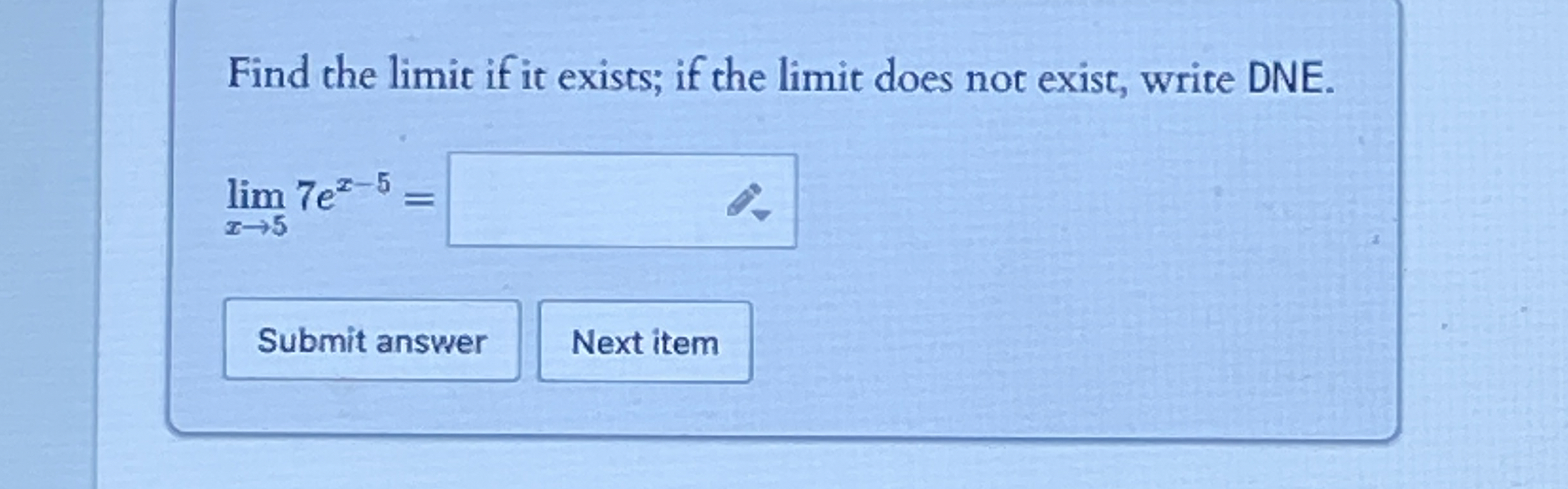 Solved Find the limit if it exists; if the limit does not | Chegg.com