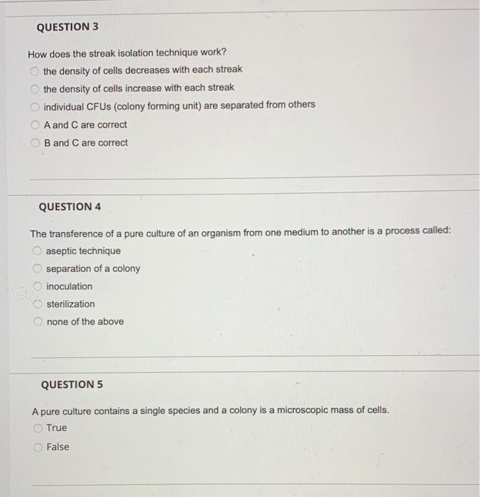 Solved QUESTION 3 How does the streak isolation technique | Chegg.com