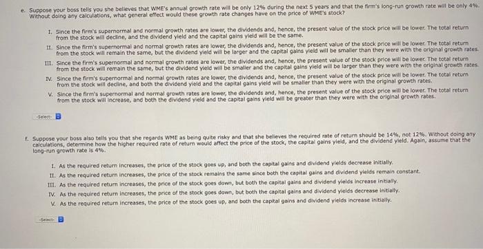 Solved Ch 09: End-of-Chapter Problems - Stocks and Their | Chegg.com