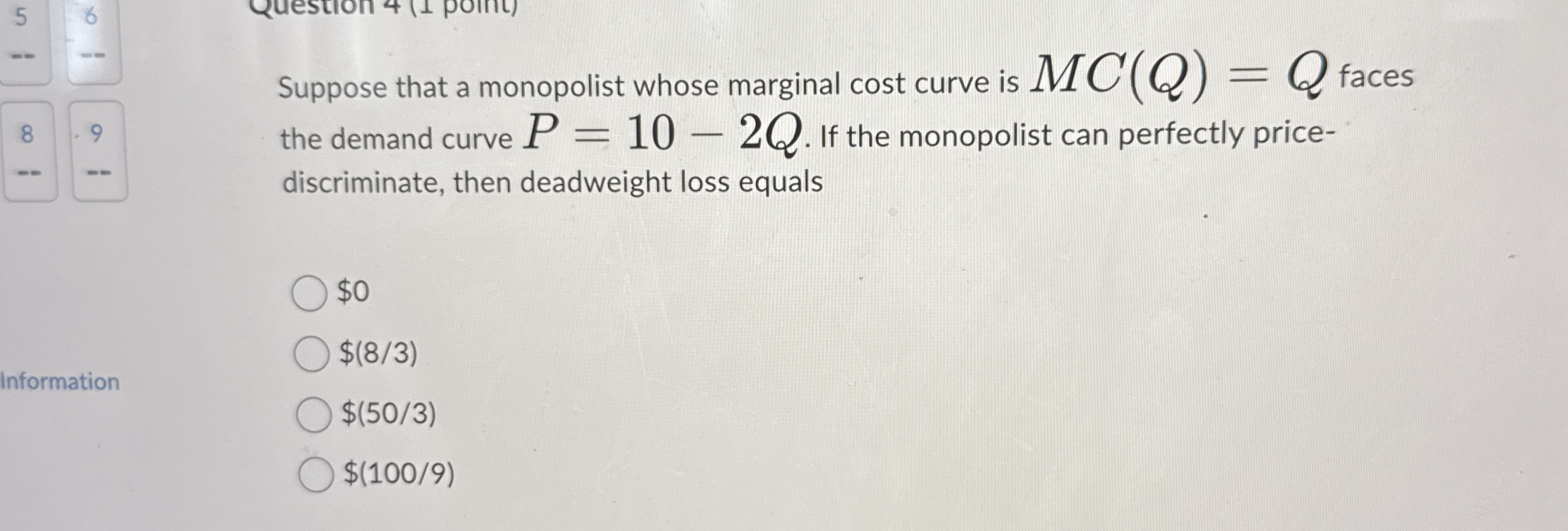 Solved Suppose that a monopolist whose marginal cost curve | Chegg.com