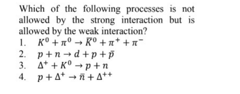 Solved Which of the following processes is not allowed by | Chegg.com