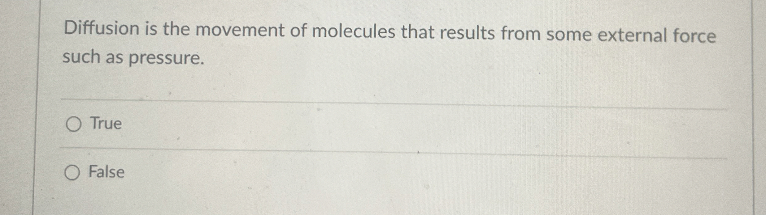 Solved Diffusion is the movement of molecules that results | Chegg.com