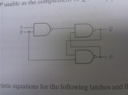 Analyze the latch circuit shown.(a) Derive the | Chegg.com