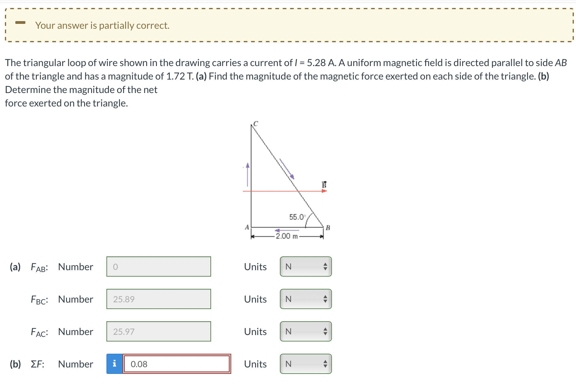 Solved The triangular loop of wire shown in the drawing | Chegg.com