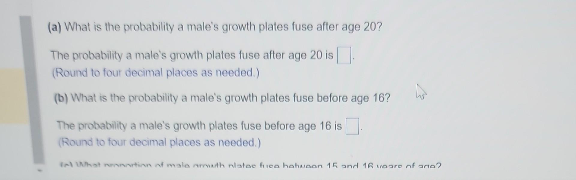 Solved The ability to determine the age of some individuals | Chegg.com