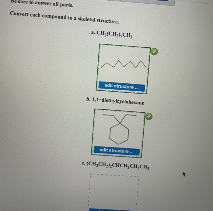 Solved Be sure to answer all parts. Convert each compound to | Chegg.com