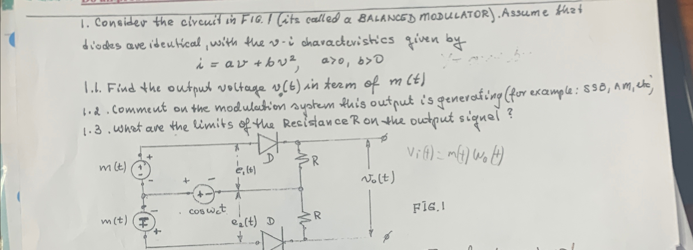 Solved Consider the circuit in FIG. ( ﻿its called a BALANCED | Chegg.com