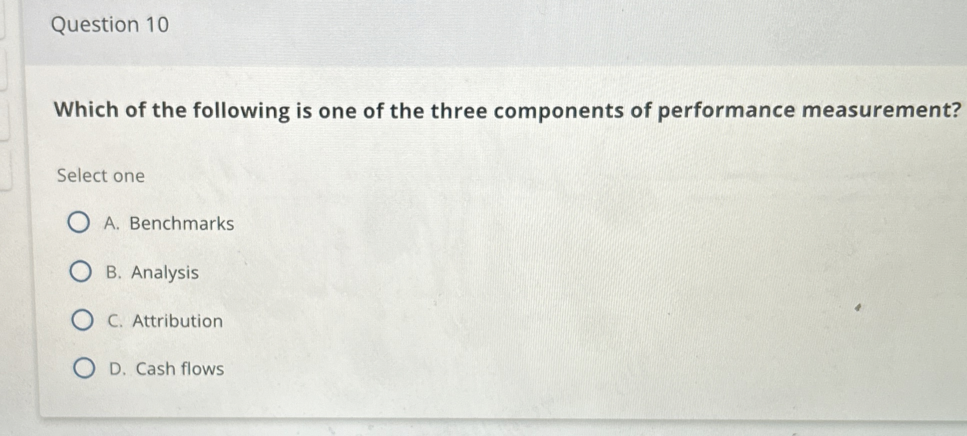 Solved Question 10Which of the following is one of the three | Chegg.com