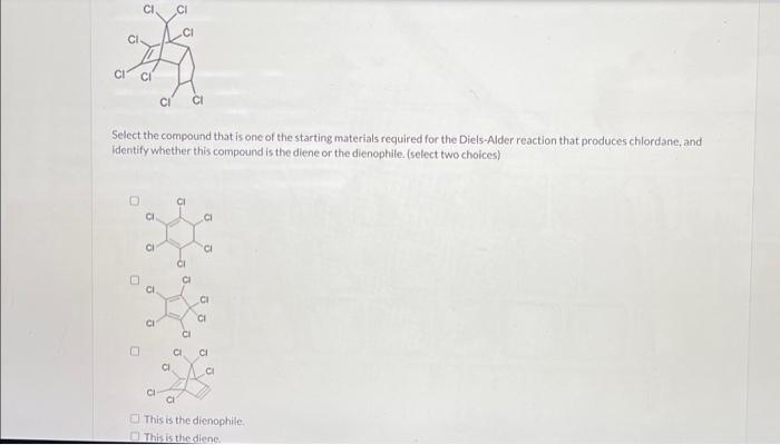Solved Select the compound that is one of the starting | Chegg.com