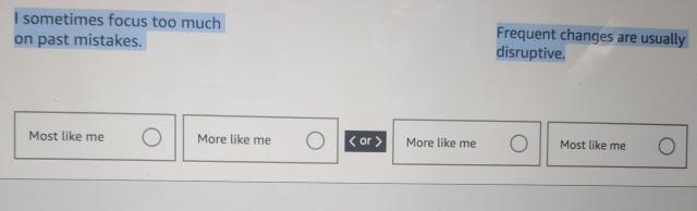 Solved I sometimes focus too much on past mistakes.Frequent | Chegg.com