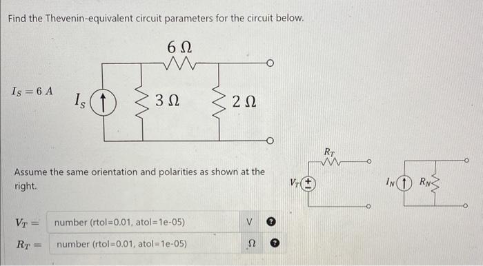 Solved Find the Thevenin-equivalent circuit parameters for | Chegg.com