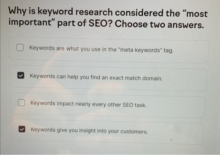 Solved What are the 3 "key ranking factors" that Google uses | Chegg.com