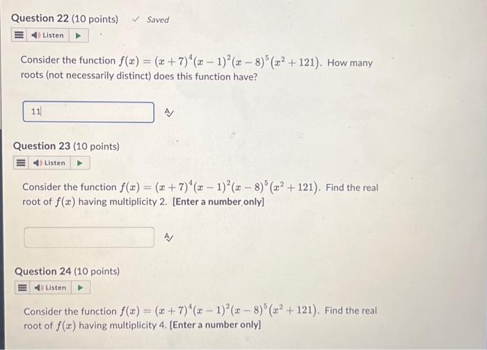Solved Question 22 (10 points) Listen 11 Consider the | Chegg.com
